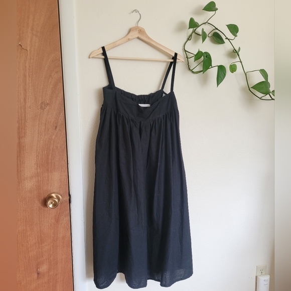 Maya Meyer | Dresses | Maya Mayer Black Empire Midi Dress | Poshmark